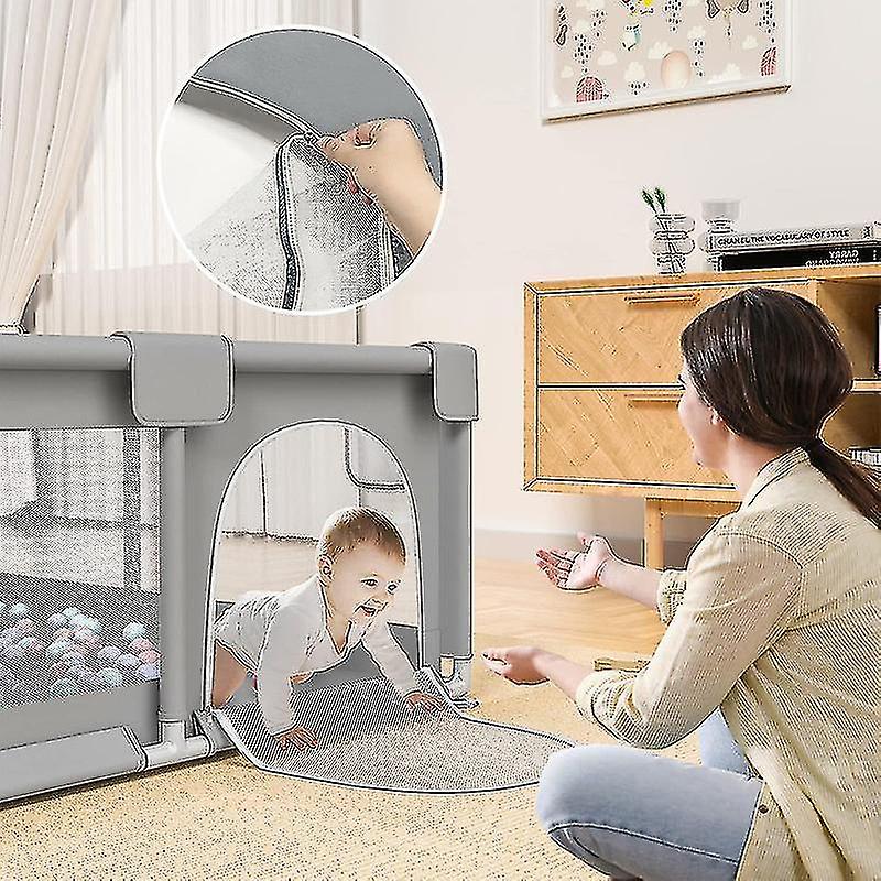 Large Baby Playpen For Babies Toddlers Baby Playards With Gate, Kids ...
