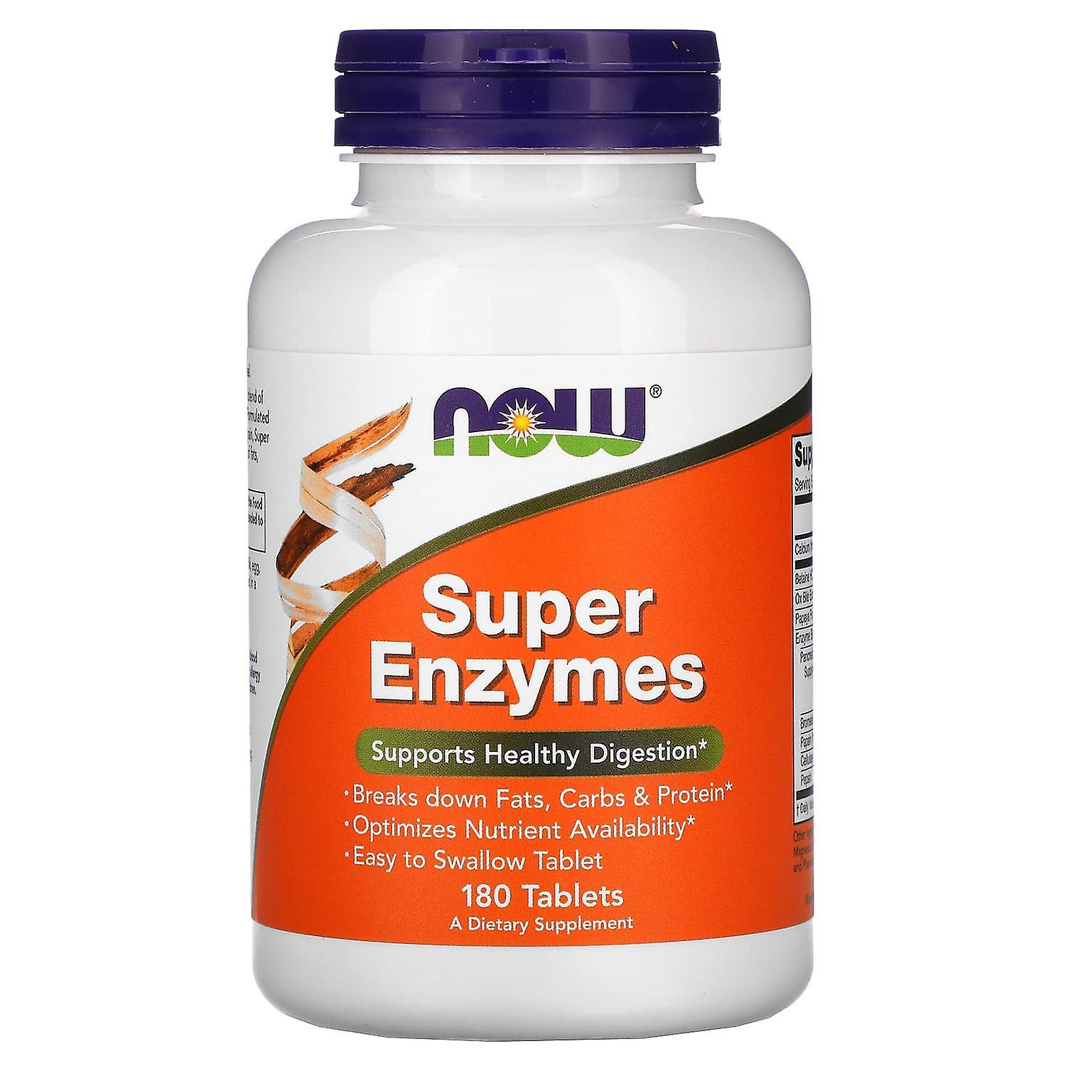 NOW Foods, Super Enzymes, 180 Tablets | Fruugo UK