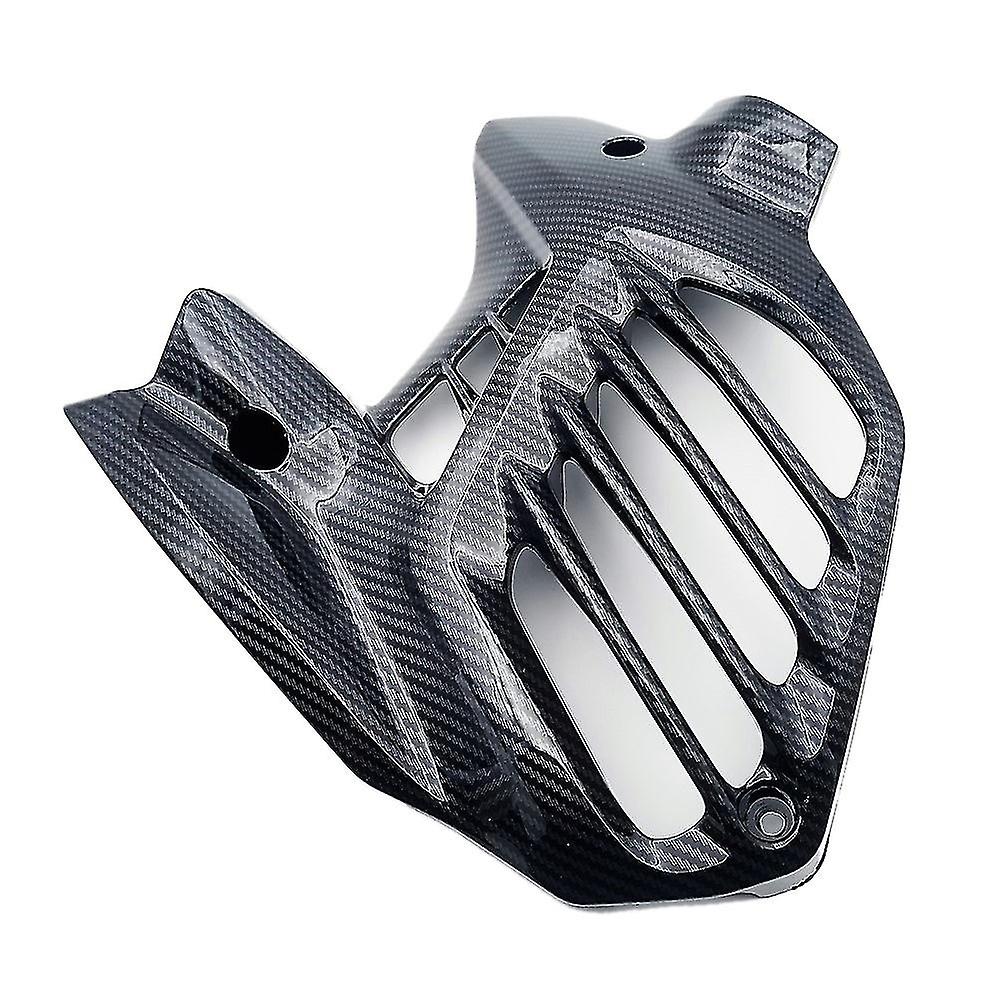 Radiator Panel Cover Fan Cover Radiator Protection Grille Carbon Fiber ...