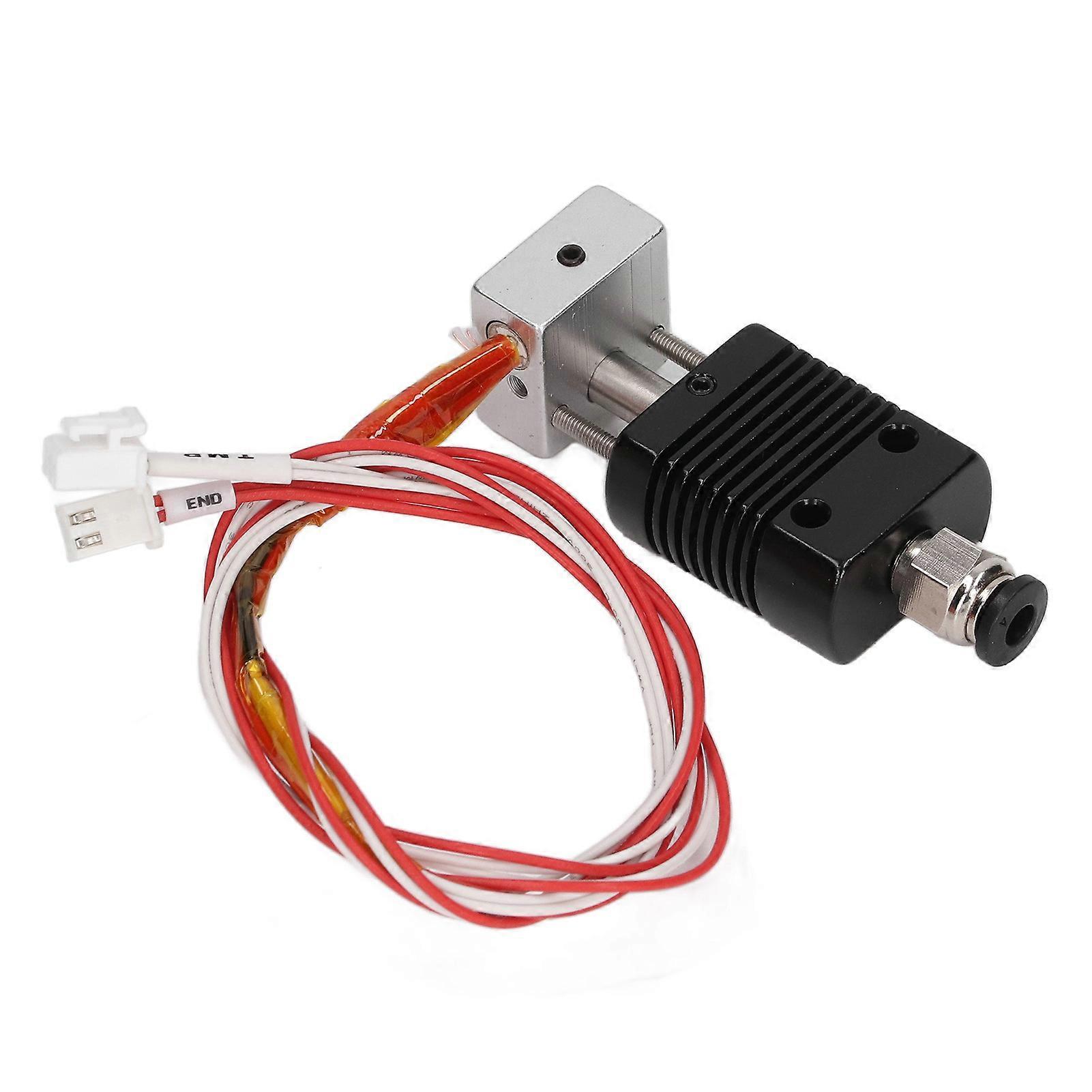 3d Printer Extruder Hotend Dc24v 40w Heating Tube 0.4mm Brass Nozzle Heating Aluminum Block ...