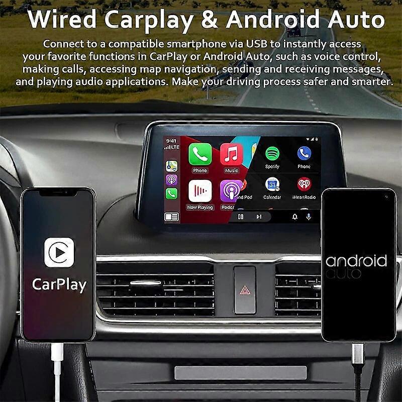 Apple CarPlay Android Auto USB Adapter Hub for Retrofit Mazda CX3 CX5 ...