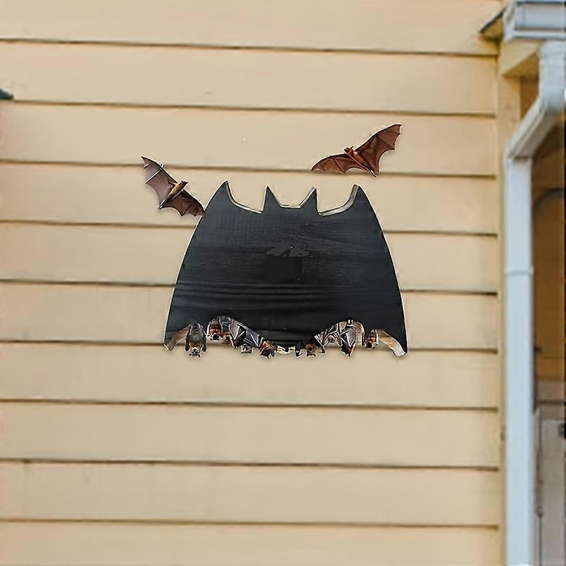 Bat Houses For Outdoors, Wooden Bat Appearance Houses Box For Tree ...