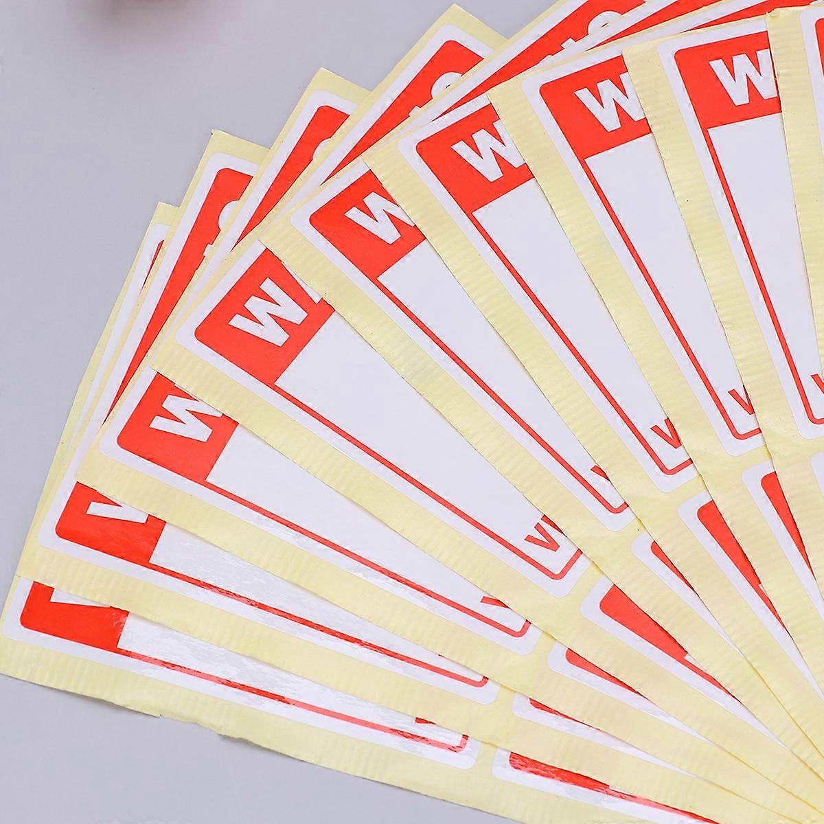 20pcs CCTV Camera Warning Signs Stickers Warning 24 Hour Video ...