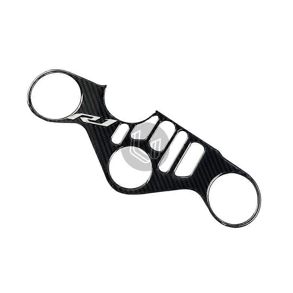 Motorcycle Top Triple Clamp Yoke Sticker Central Console Carbon Fiber ...