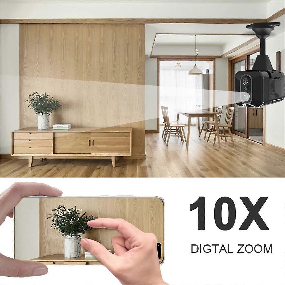 SIM Card Mini Camera Built-In Battery PIR Motion Detection Indoor ...