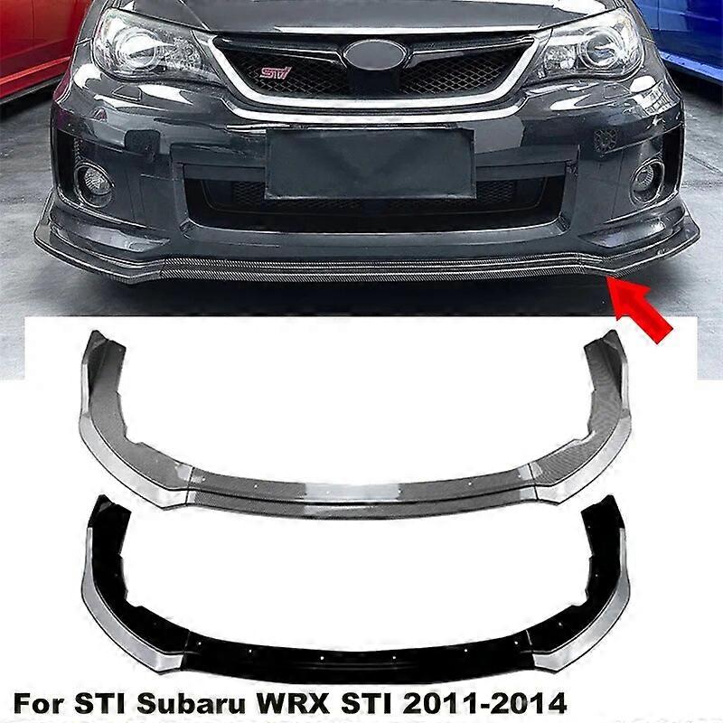 For STI Subaru WRX STI 2011 - 2014 Car Front Bumper Lower Lip Splitter ...