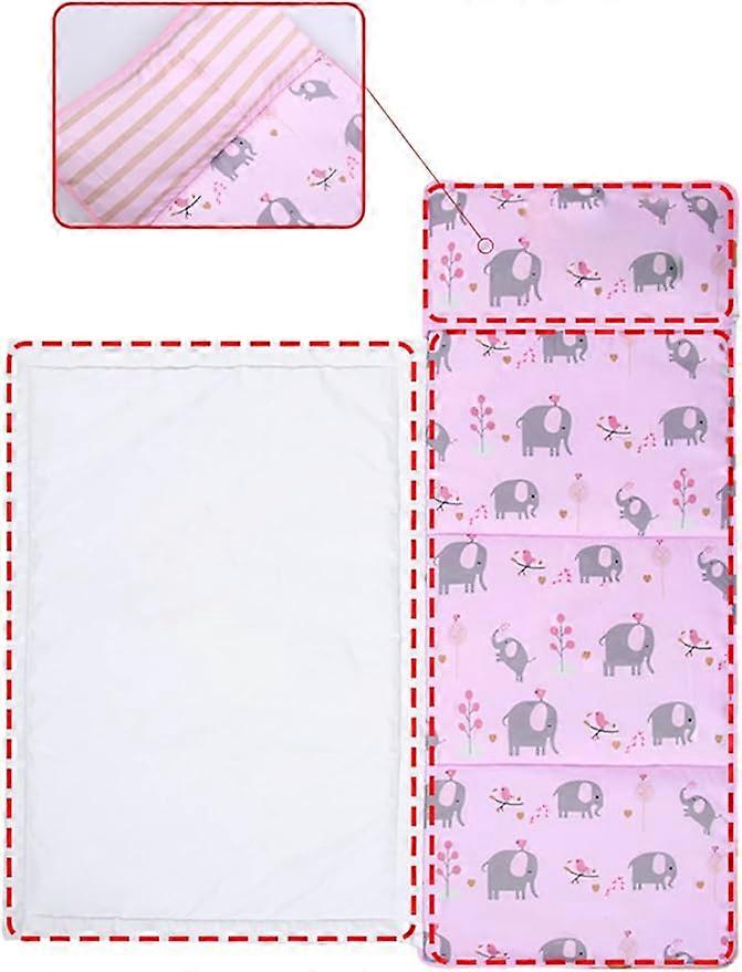 Kids Nap Mat with Weighted Blanket for Daycare with Pillow, Toddler Nap ...