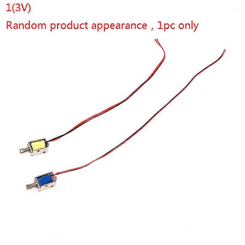 DC 3V 5V 6V 9V 12V Mini Tiny Push-Pull Square Solenoid Through Type ...
