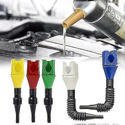 5-piece Flexible Oil Funnel Set For Car,flexible Draining Tool Snap ...
