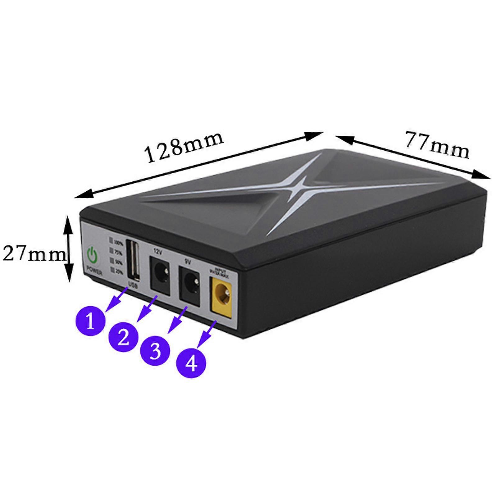 Mini UPS Battery Backup 10400mAh Uninterruptible PowerSupply For ...