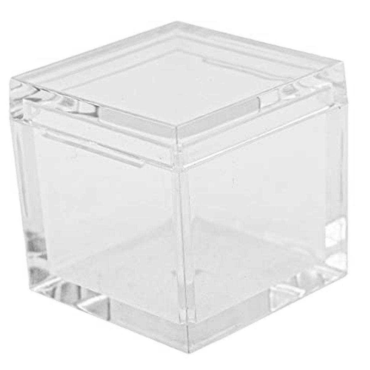 10Pcs Acrylic Box Trays for 1Inch 25.4mm Elements Cubes Clear Case ...