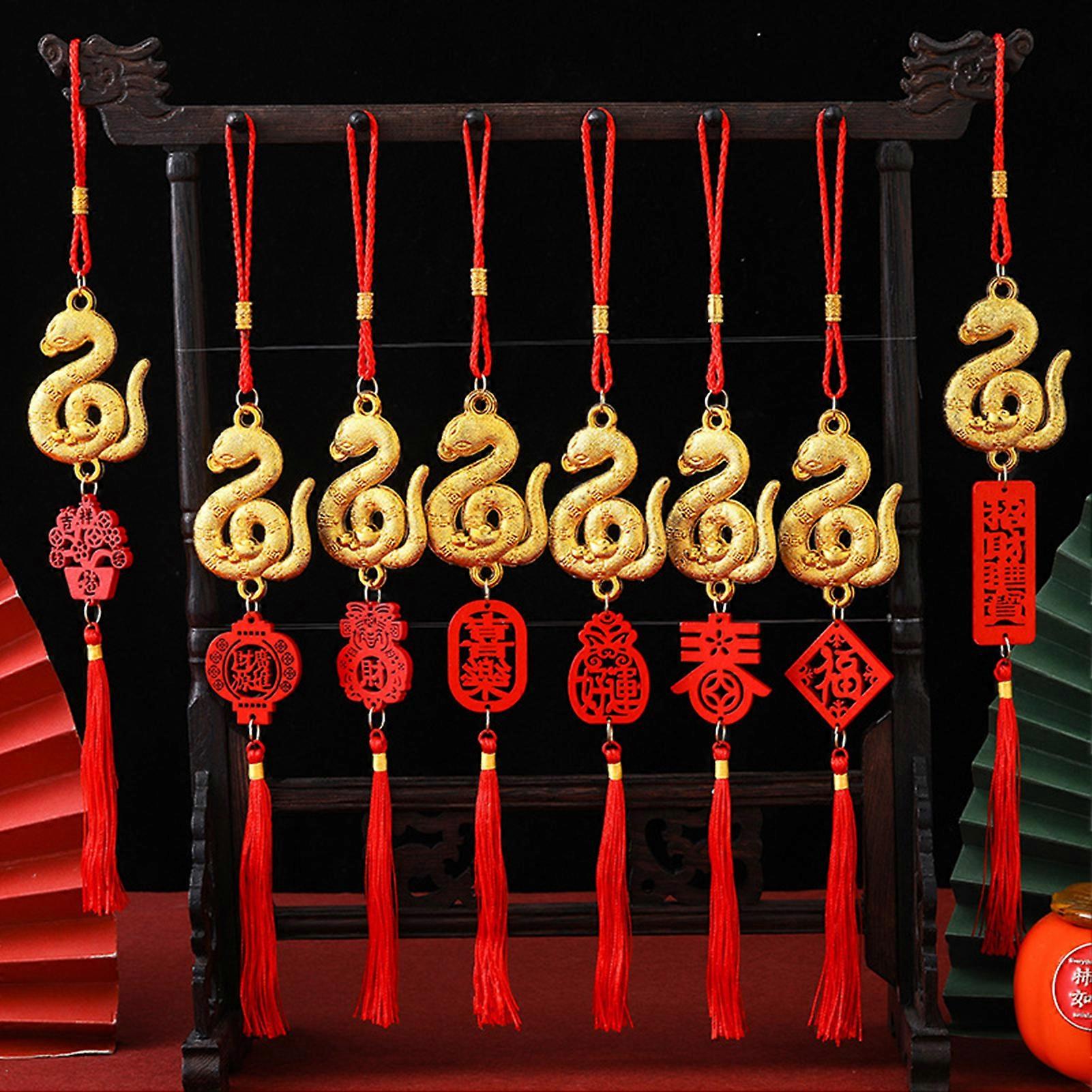 Snake Ornament 2025 Year of The Snake Feng Shui Decor Chinese Lunar New ...