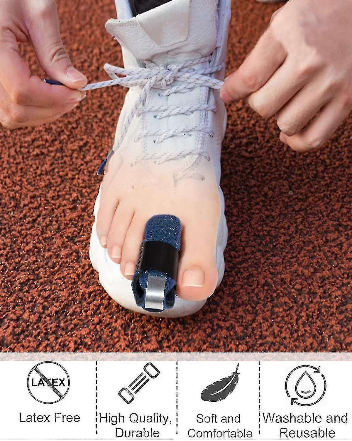 Left Toe Straightener, Breathable Hammer Toe Straightener Toe Splint ...