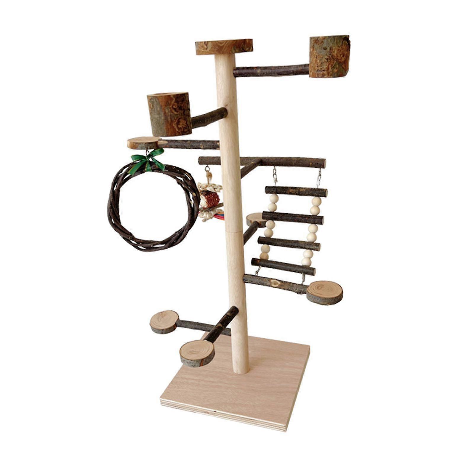 Parrot Desktop Stand Portable Eating Parrot Perches Cockatoos Desktop ...