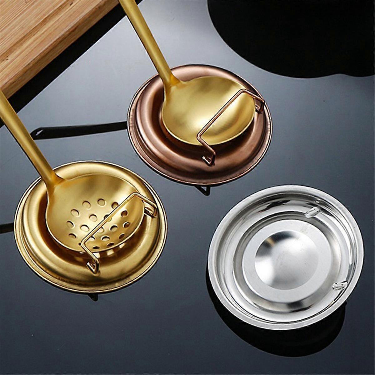 3Pcs Soup Shell Holder Cooking Spatula Spoon Rack Stainless Utensil ...