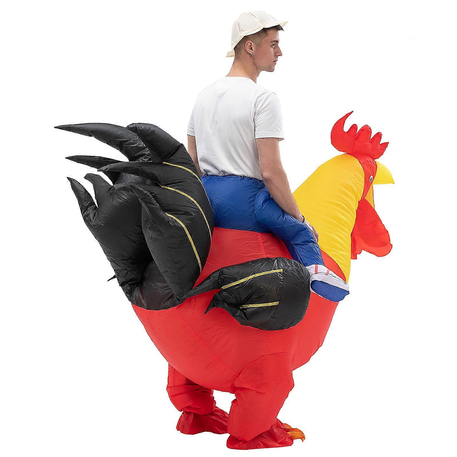Inflatable Costume Rooster Unusual Object Chickens Costume Adult Size ...