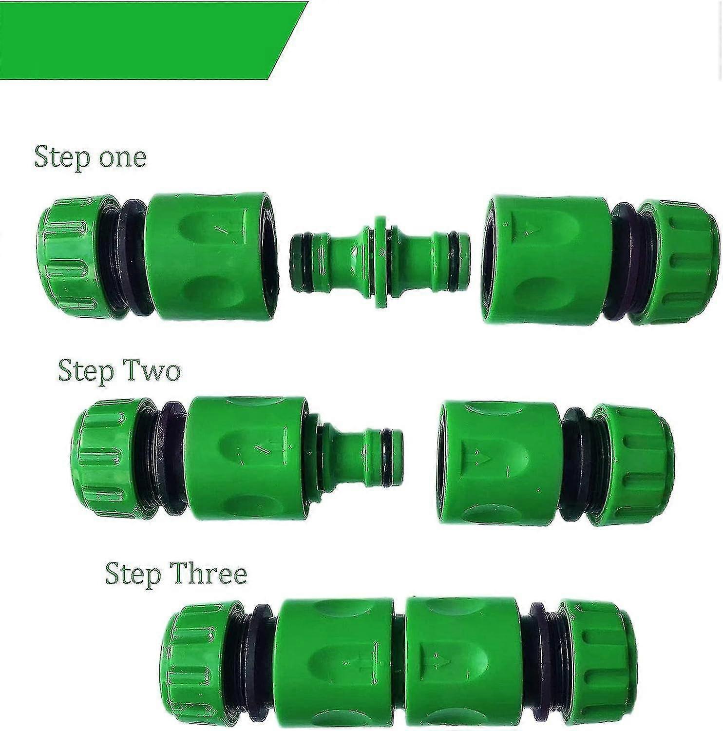 10pack Garden Hose Pipe Fittings Kit For Outdoor Tap&join Hose Pipe ...