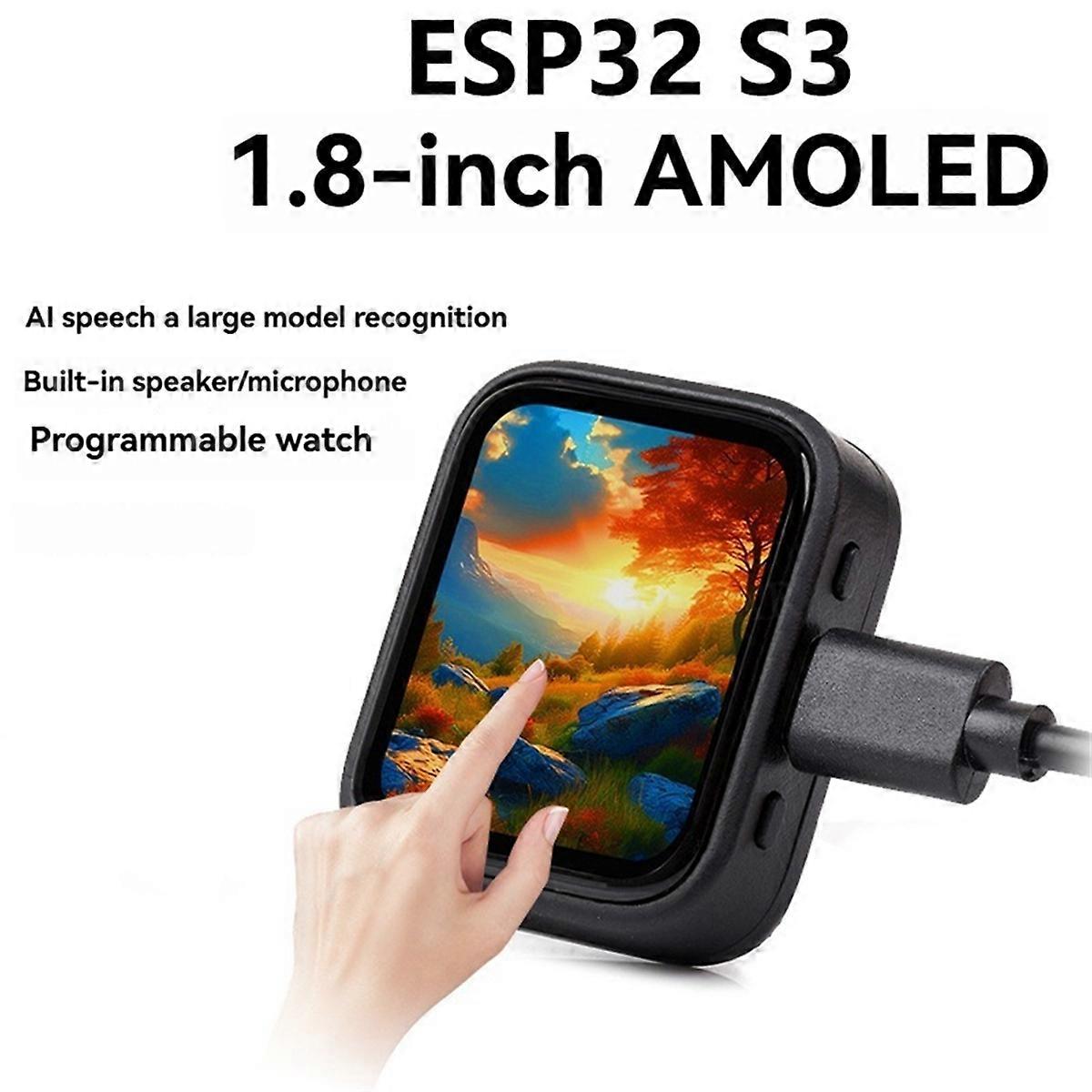 ESP32 S3 Development Board 1.8 Inch AMOLED Display 1.8inch Touch Screen ...