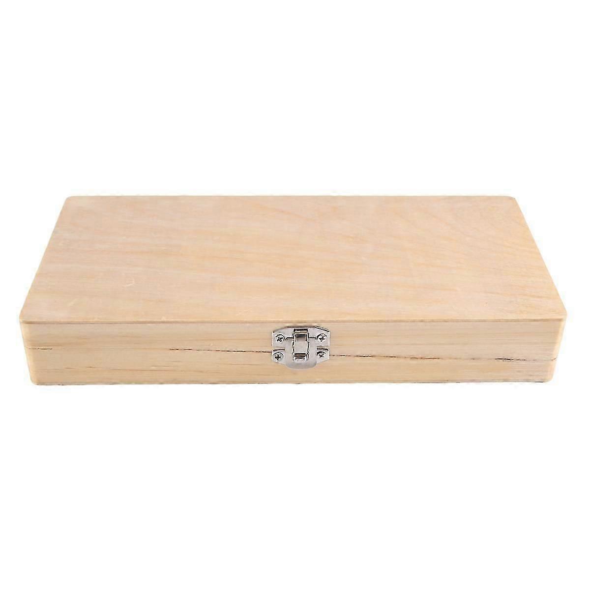 Wooden Slide Storage Box, Holds 50 Slides, Microscope Slide Box | Fruugo UK