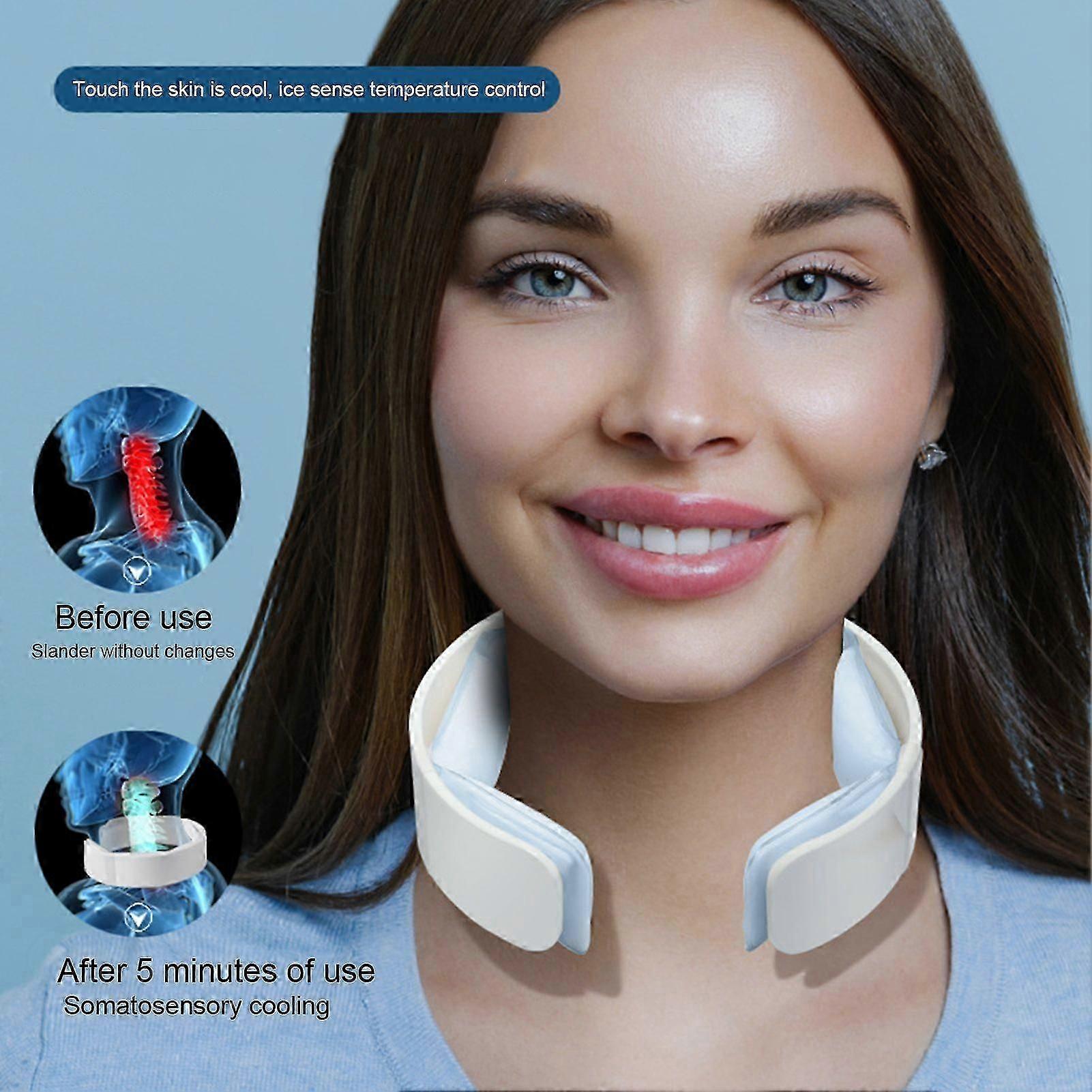 Summer Neck Cooling Tube Wearable Neck Cooler Lightweight Reusable Ice ...