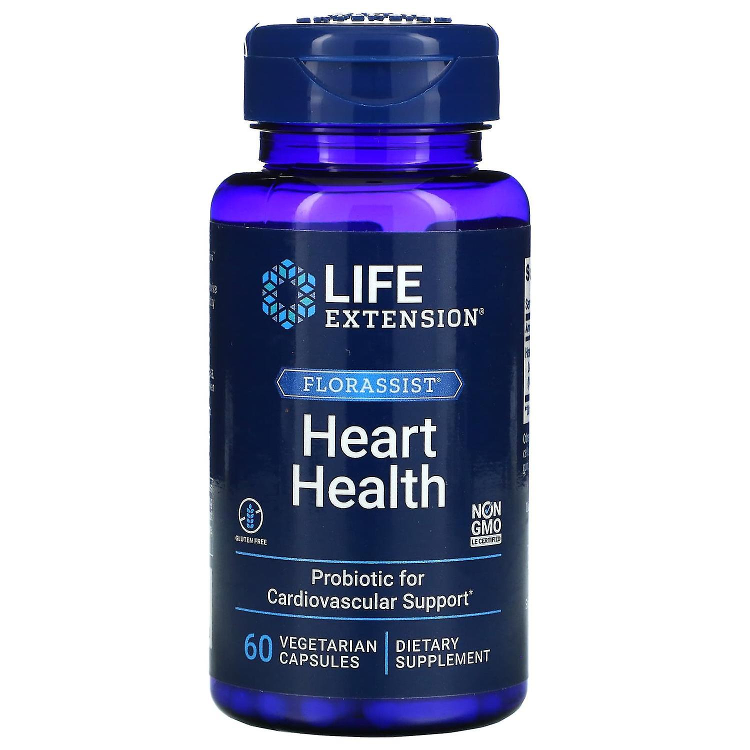 Life Extension, FLORASSIST Heart Health, 60 Vegetarian Capsules | Fruugo UK