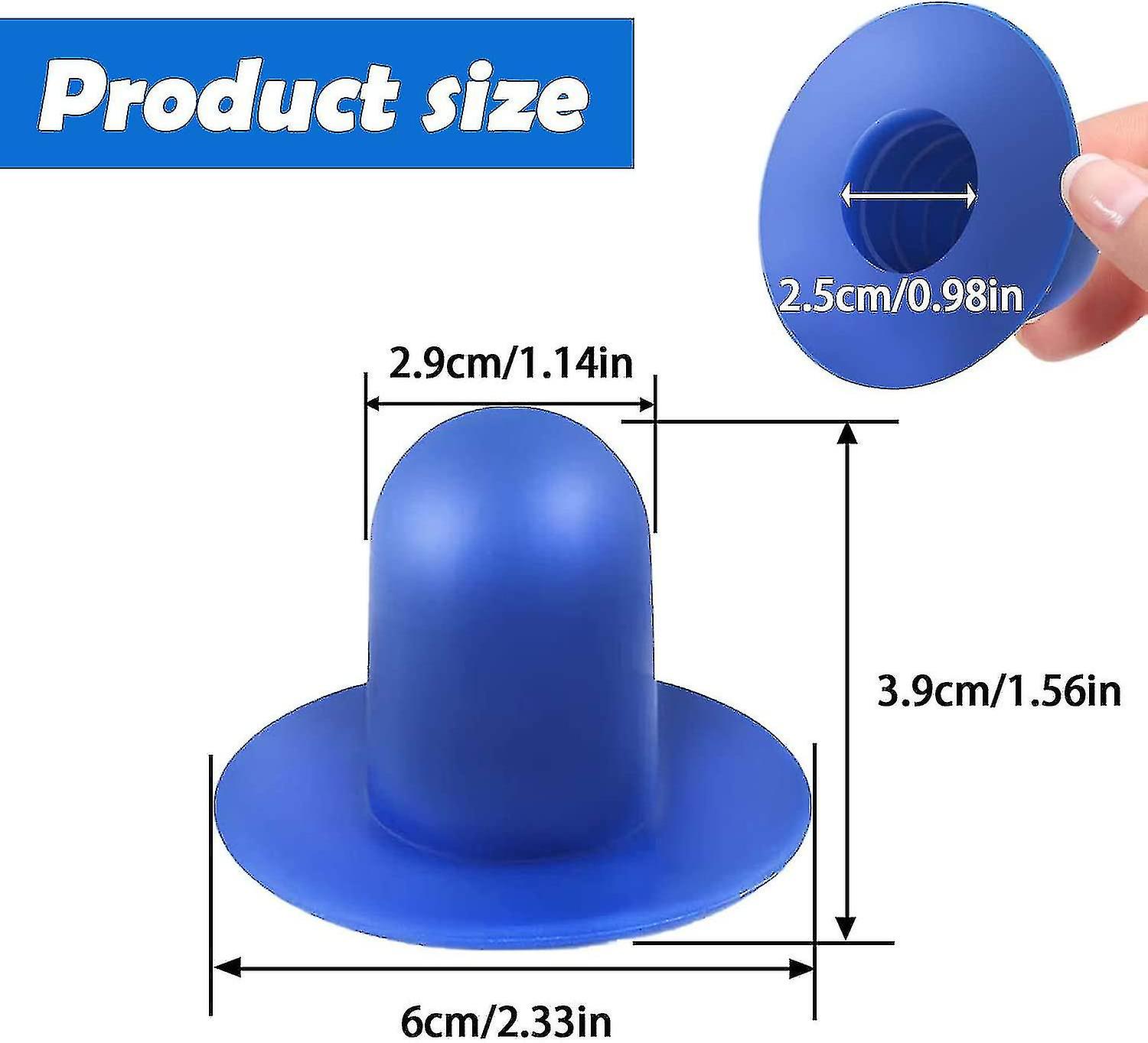 4 Pieces Pool Plug Stopper, Replacement Pool Wall Plugs Swimming Pool ...