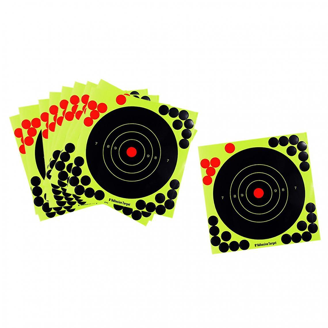 40x Fluorescent Yellow Reactive Splatter Paper Reactive Adhesive Target ...