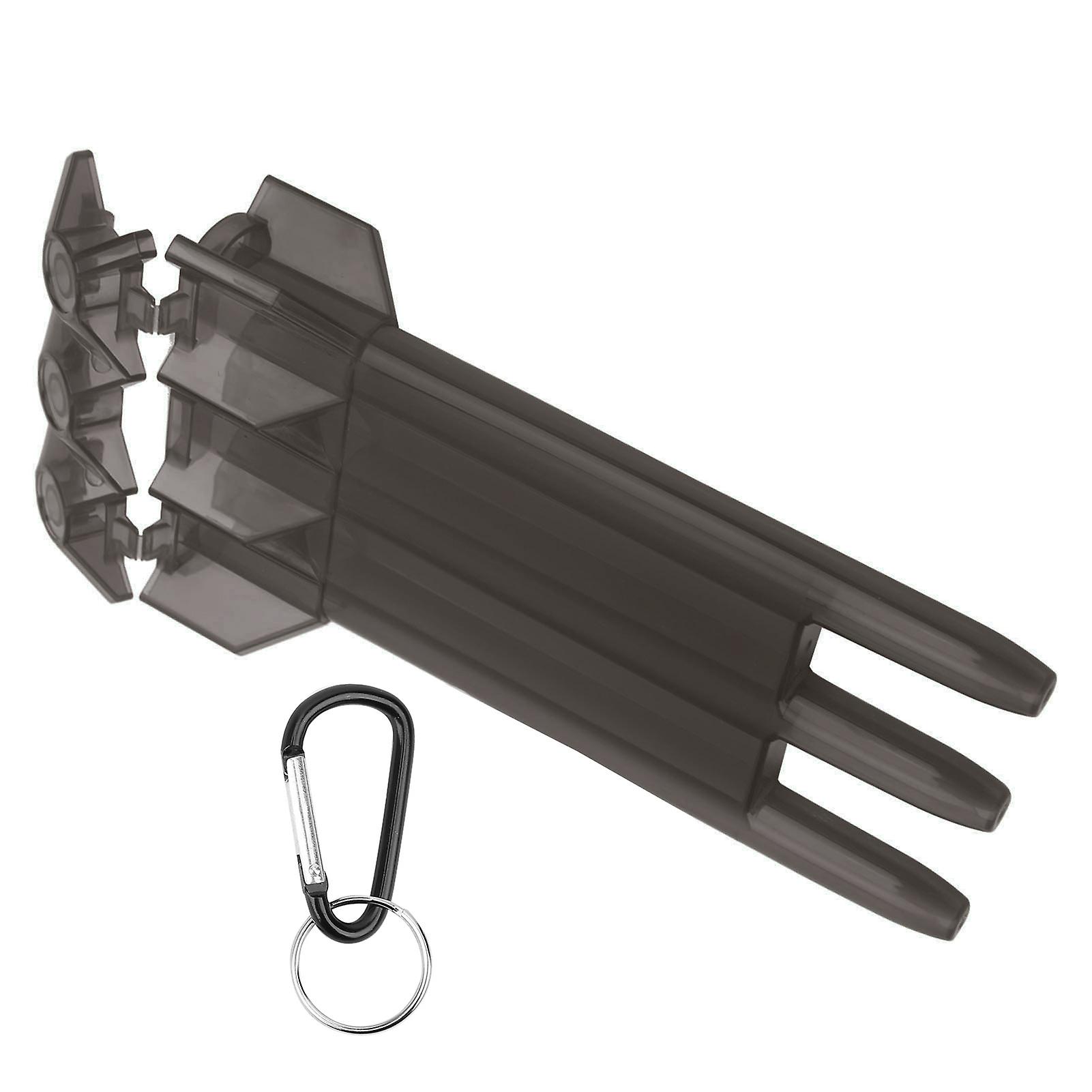 Black Portable Dart Box with 3 ABS Sleeves and Aluminium Alloy Hang ...
