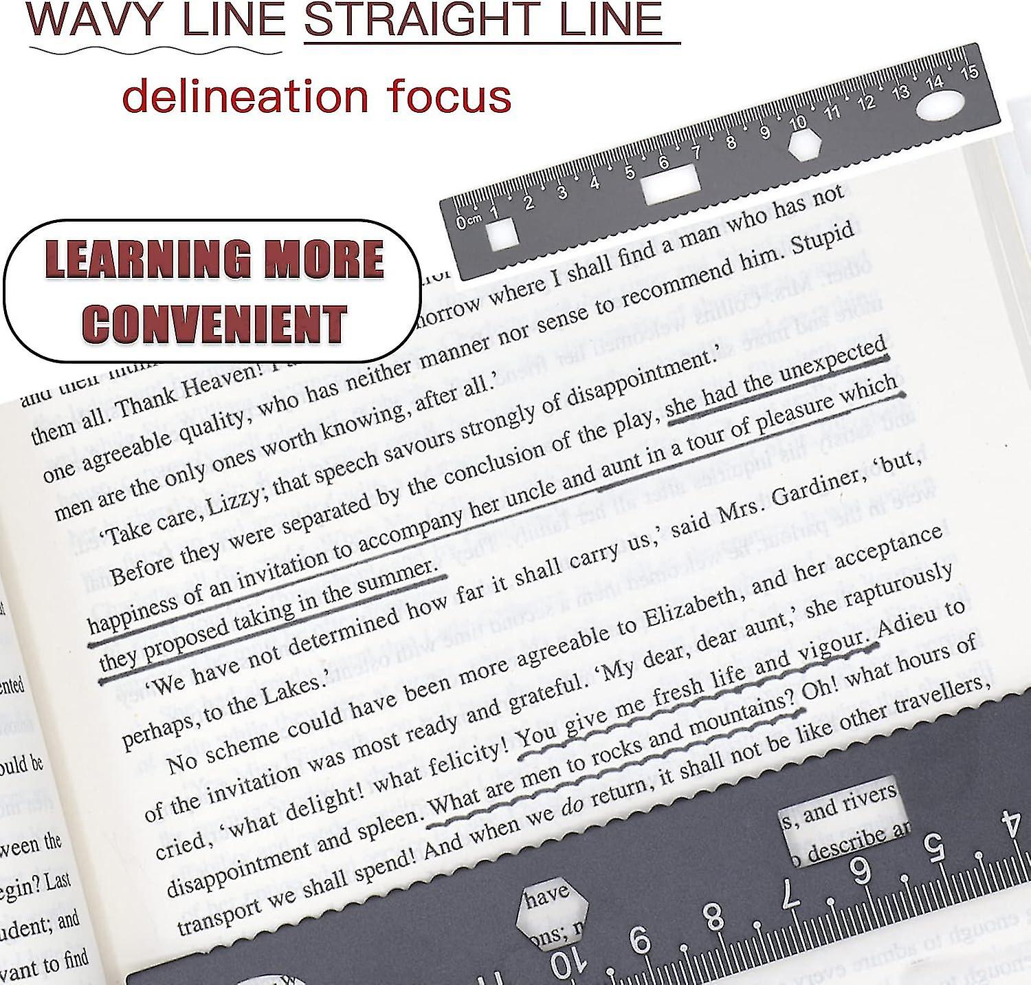 4 Pcs Black Metal Math Geometry Tools Aluminum Alloy Straightedge ...