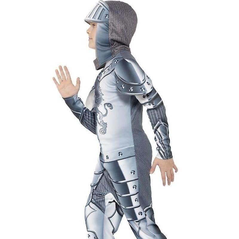 Deluxe Armoured Knight Costume Kids Grey 43168l | Fruugo UK