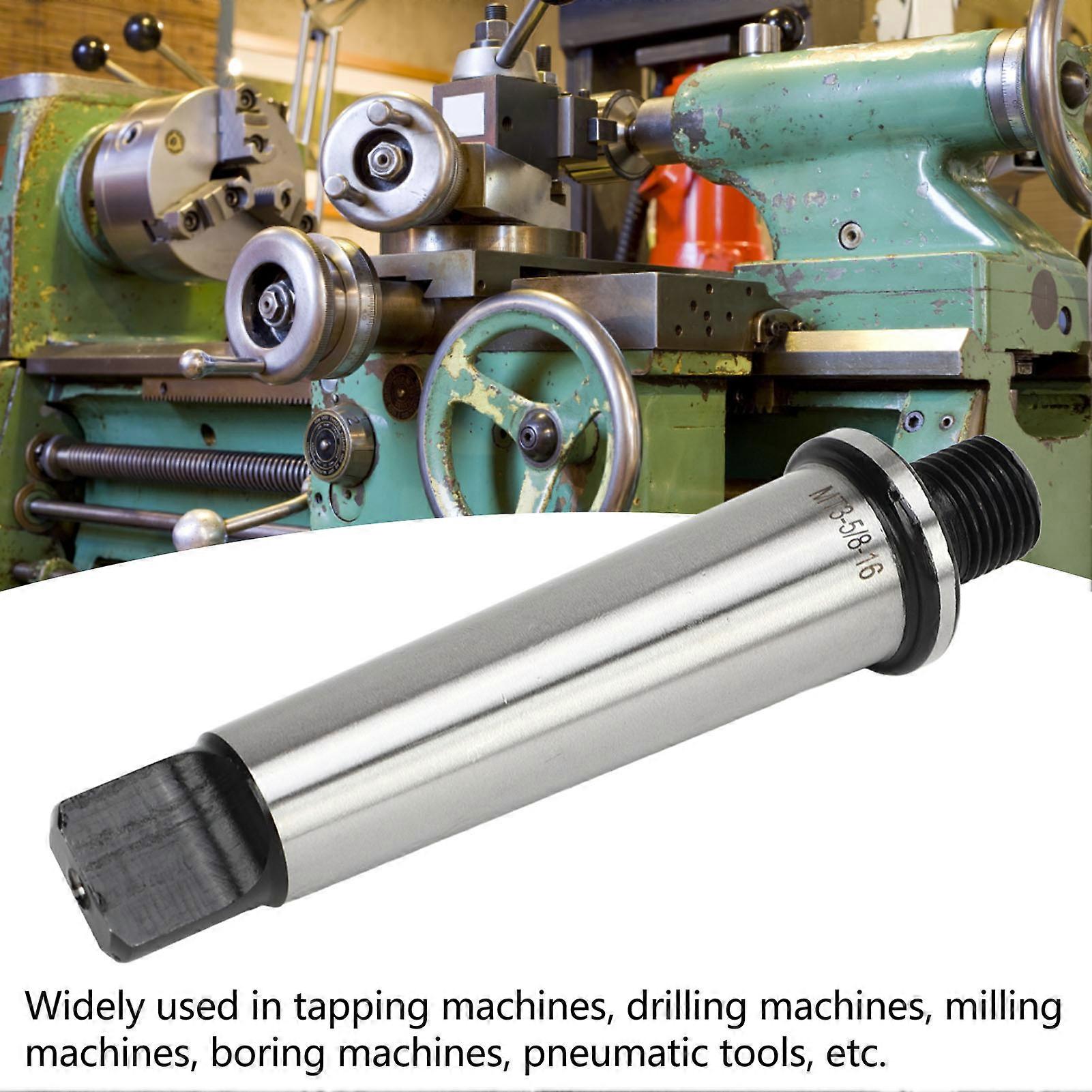 Threaded Drill Chuck Arbor Manganese Steel Morse Taper Mt3 Adapter 3mt ...