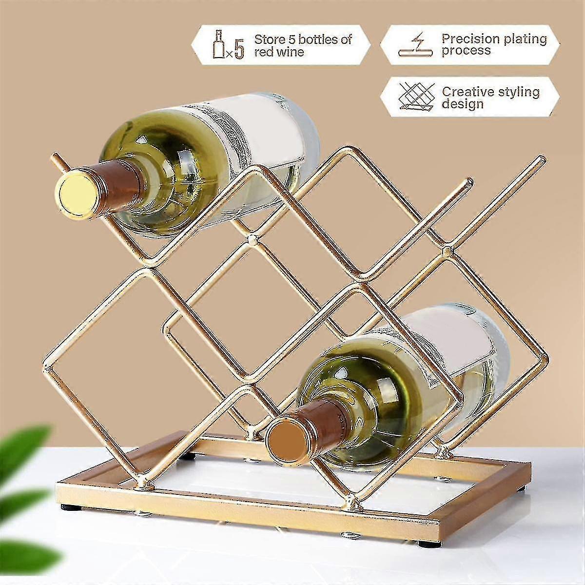 Countertop Wine Rack Freestanding Small Wine Rack Desktop Wine Rack ...