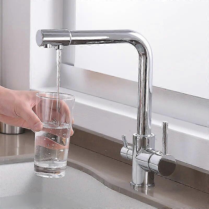 High qualityRovate Drinking Water Kitchen Faucet, 3 In 1 Kitchen Sink ...