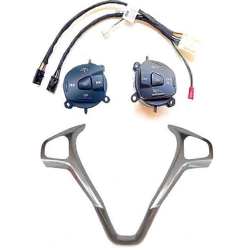 Blue Led Steering Wheel Cruise Control Switch Button For Ford Fiesta ...