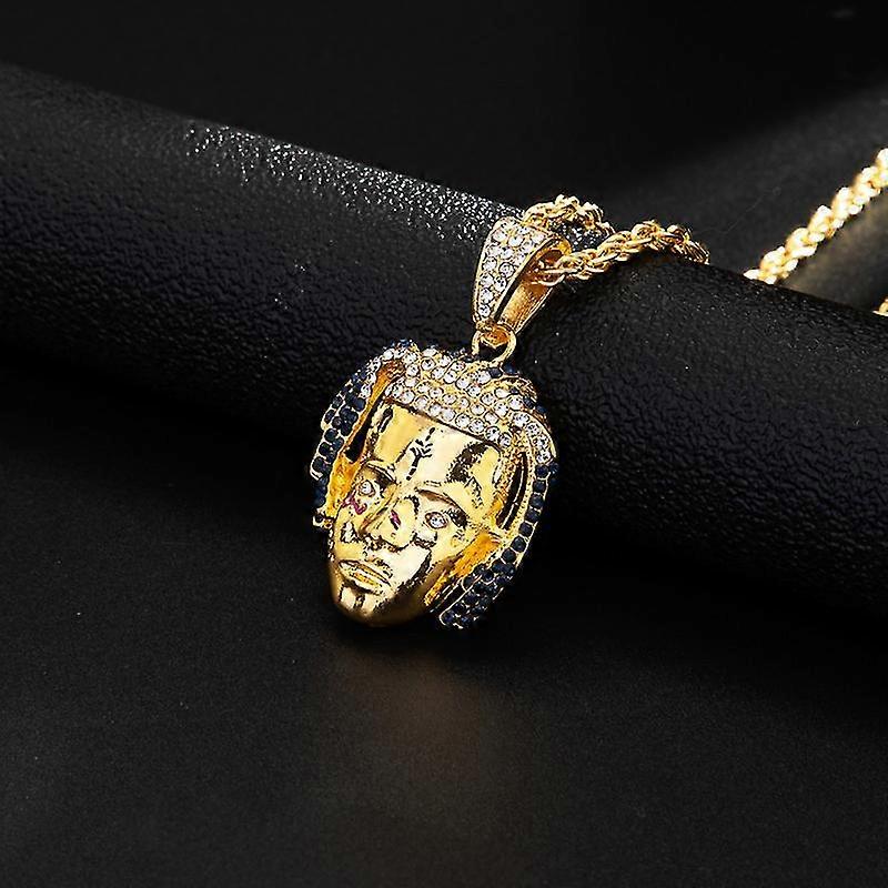 2PCS Hip-hop Rap Rapper Xxxtentacion Necklace Rope Chain Pendant Bling ...