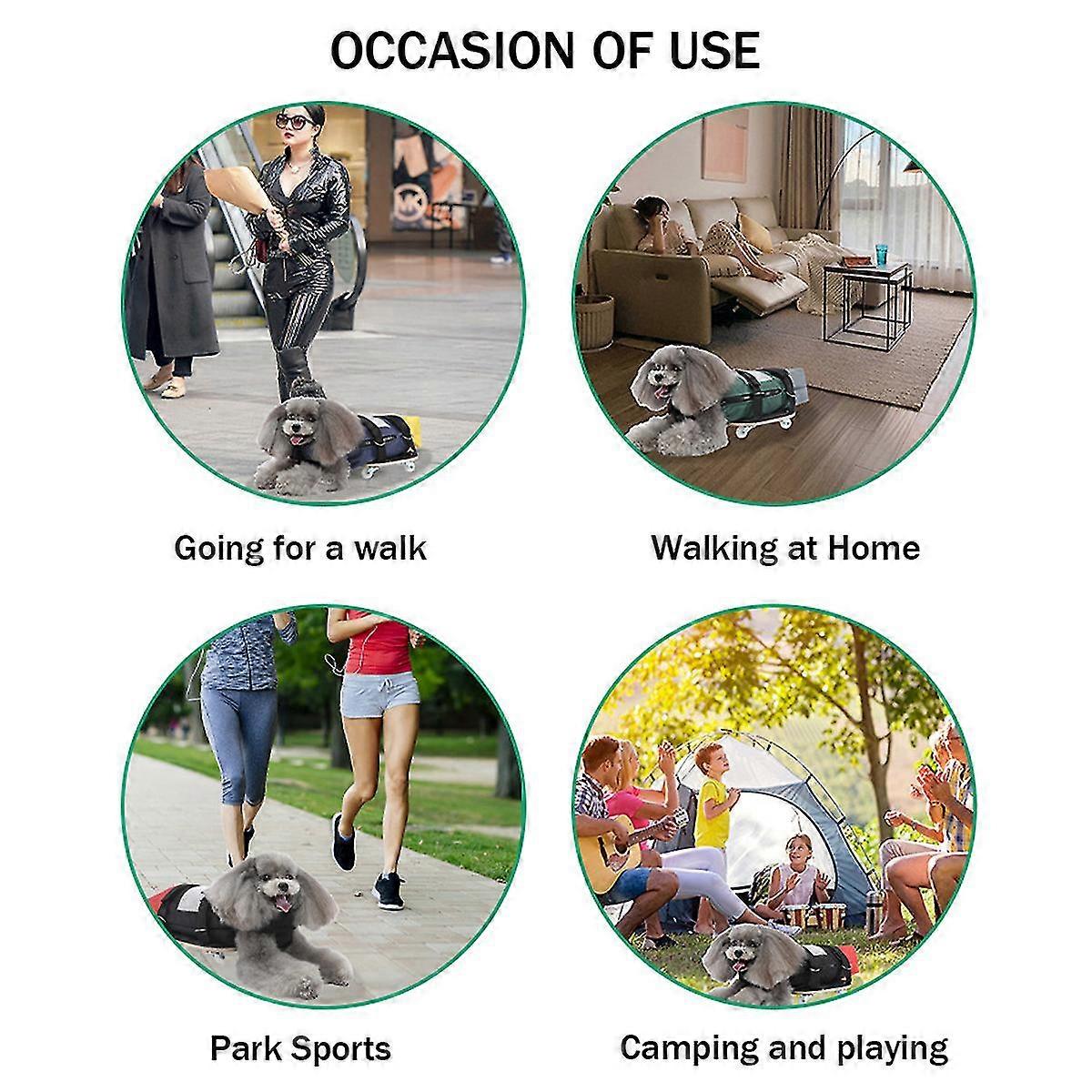 Indoor Dog Wheelchair Alternative For Paralyzed Pets, Dog Drag Bag For ...