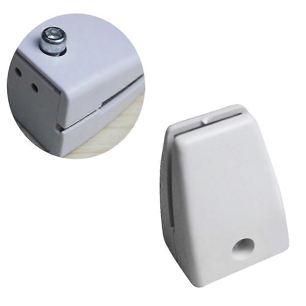 2 Pcs Easy Shelves Shelf Support Bracket Clamp Shelf Sliver Glass ...