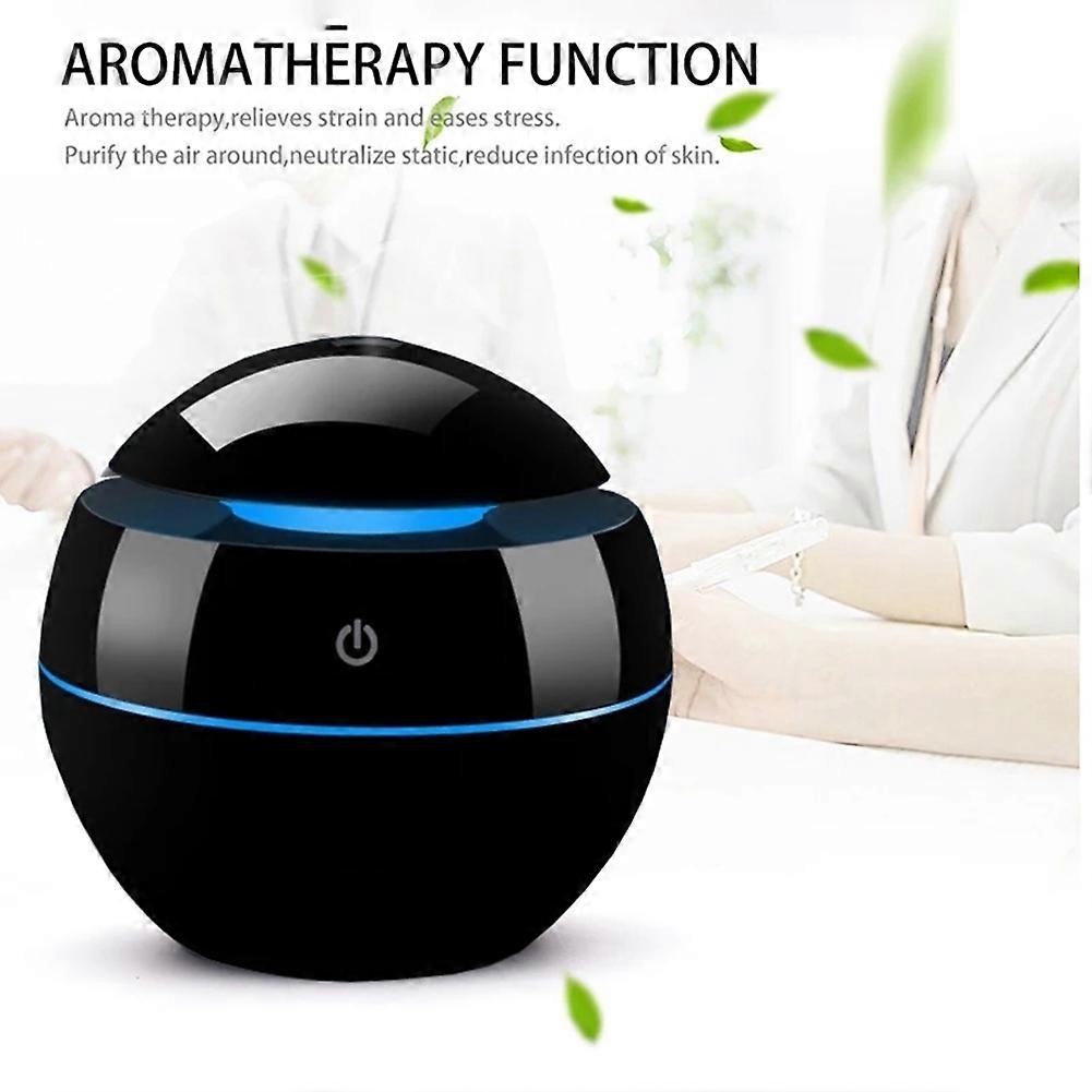 Portable Air Humidifier Ultrasonic USB Aroma Diffuser LED Night Light ...