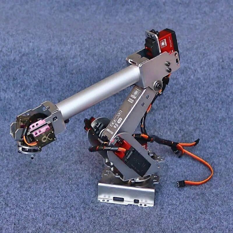 6 DOF Robot Arm Industrial Robotic Arm With 20KG/25Kg Digital Servos for Raspberry Pi/Arduino ...