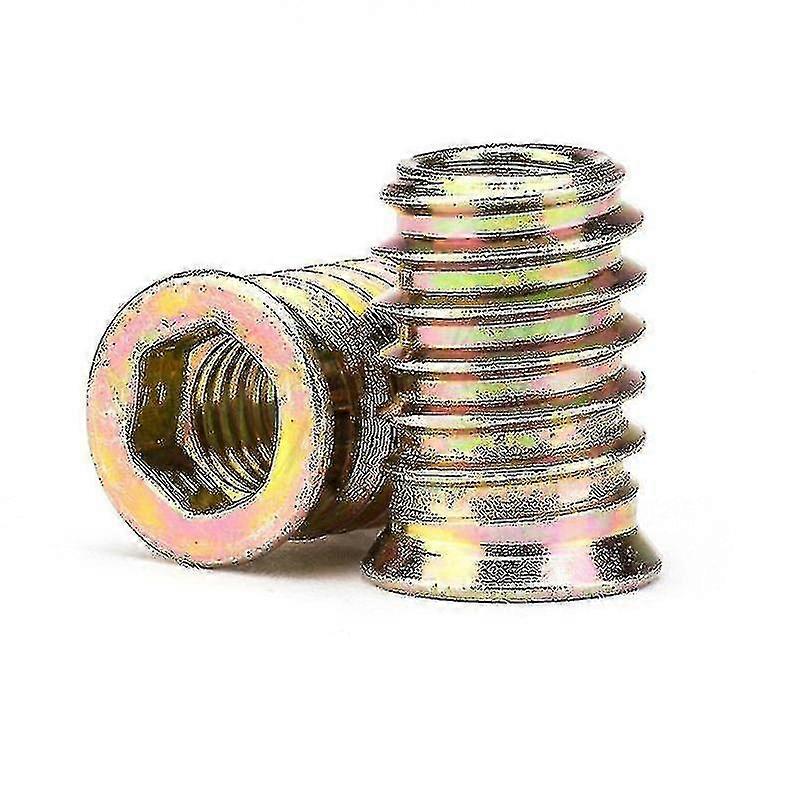 Carbon Steel, Hexagon Threaded Insert Nuts For Wood Furniture | Fruugo UK