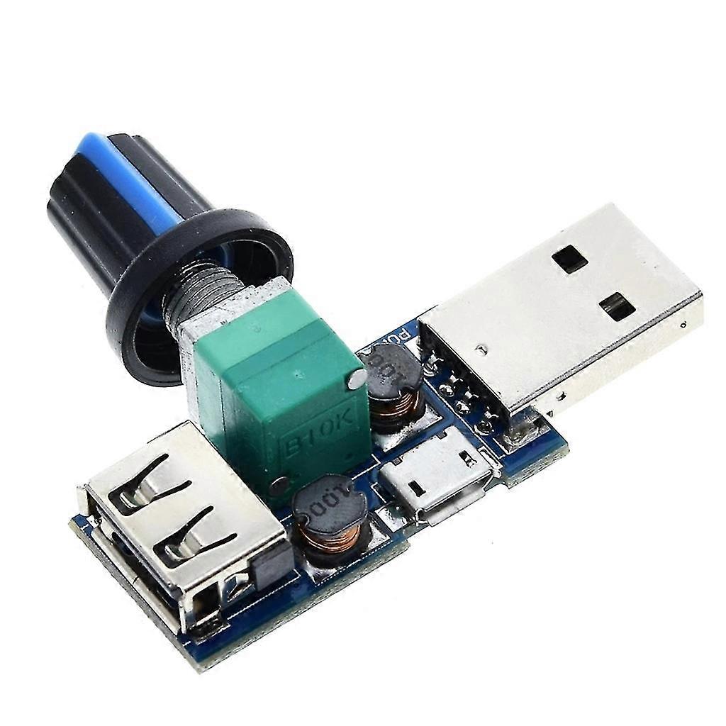 Multi-gear Fan Motor Speed Controller Usb Speed Governor Dc 4v-12v For ...
