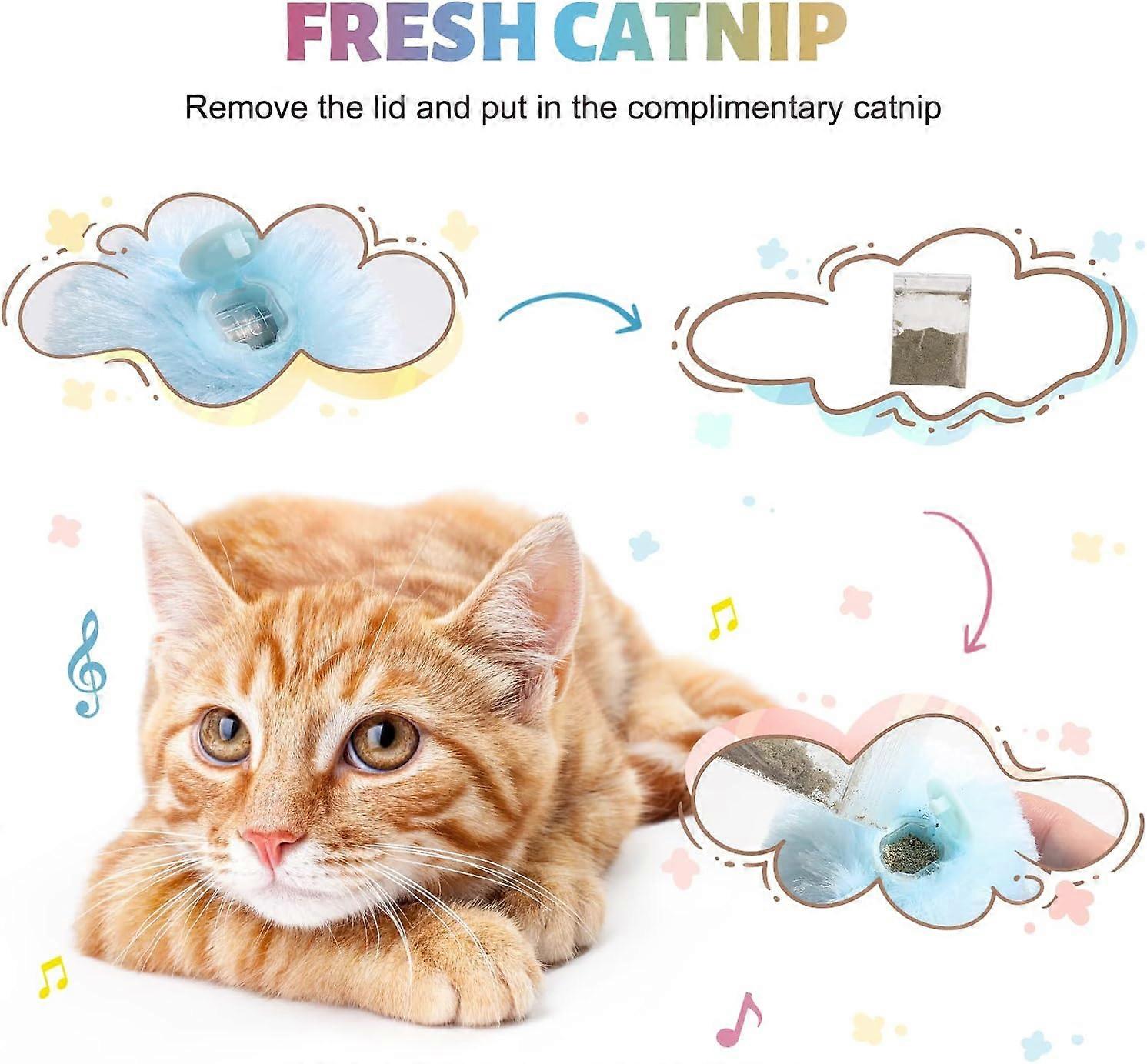 Cat Toy Ball, Interactive Barking Cats Playing with Toy Balls, Upgrade ...