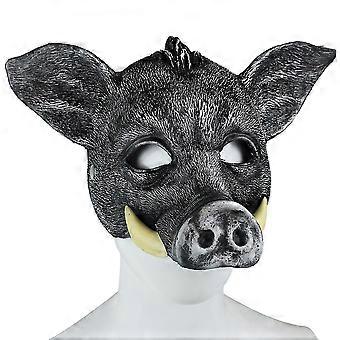 Pu Foam Pig Face Wild Boar Masks 3d Animal Cosplay Pig Head Sexy Role ...