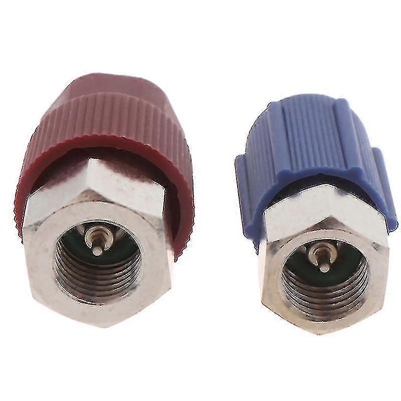 R-12 To R-134a Retrofit Conversion Adapter Fitting 1/4 Sae Valves Kits ...