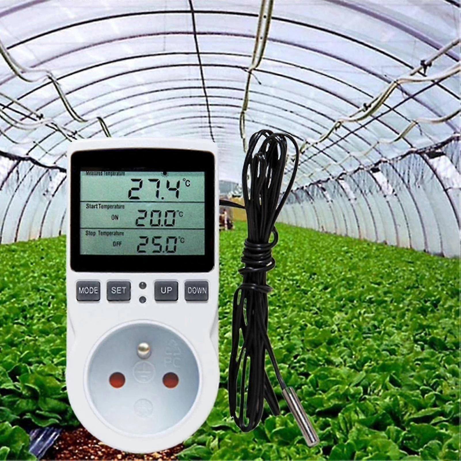 Temperature Controller 16a 230v Large Screen Lcd Display Digital ...