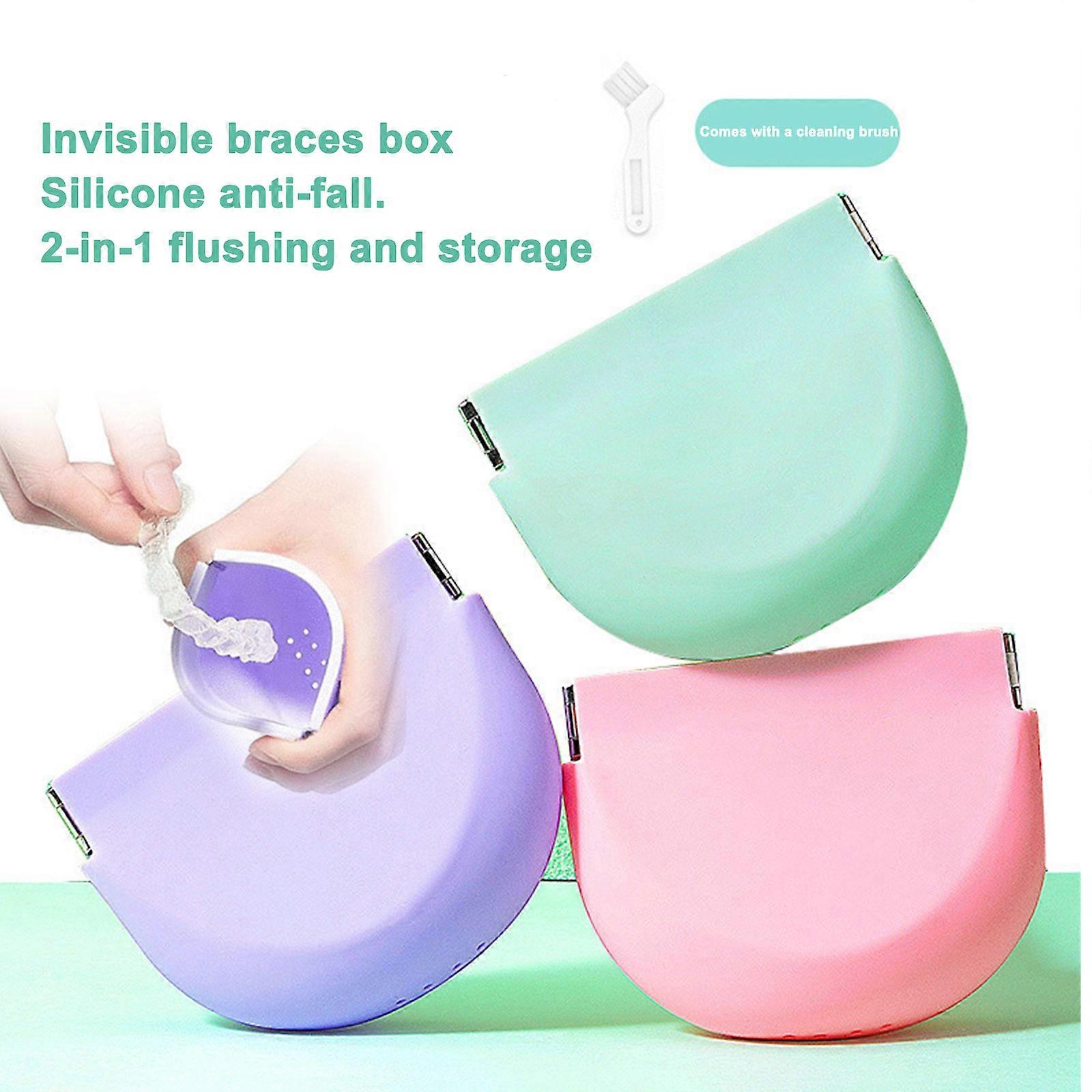 Silicone Retainer Case Soft Upgraded Cute Aligner Case Slim Partial ...