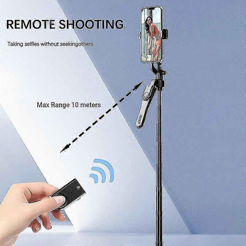 2.15-meter mobil Bluetooth Selfie Stick K29 beslag stativ selfie stick ...