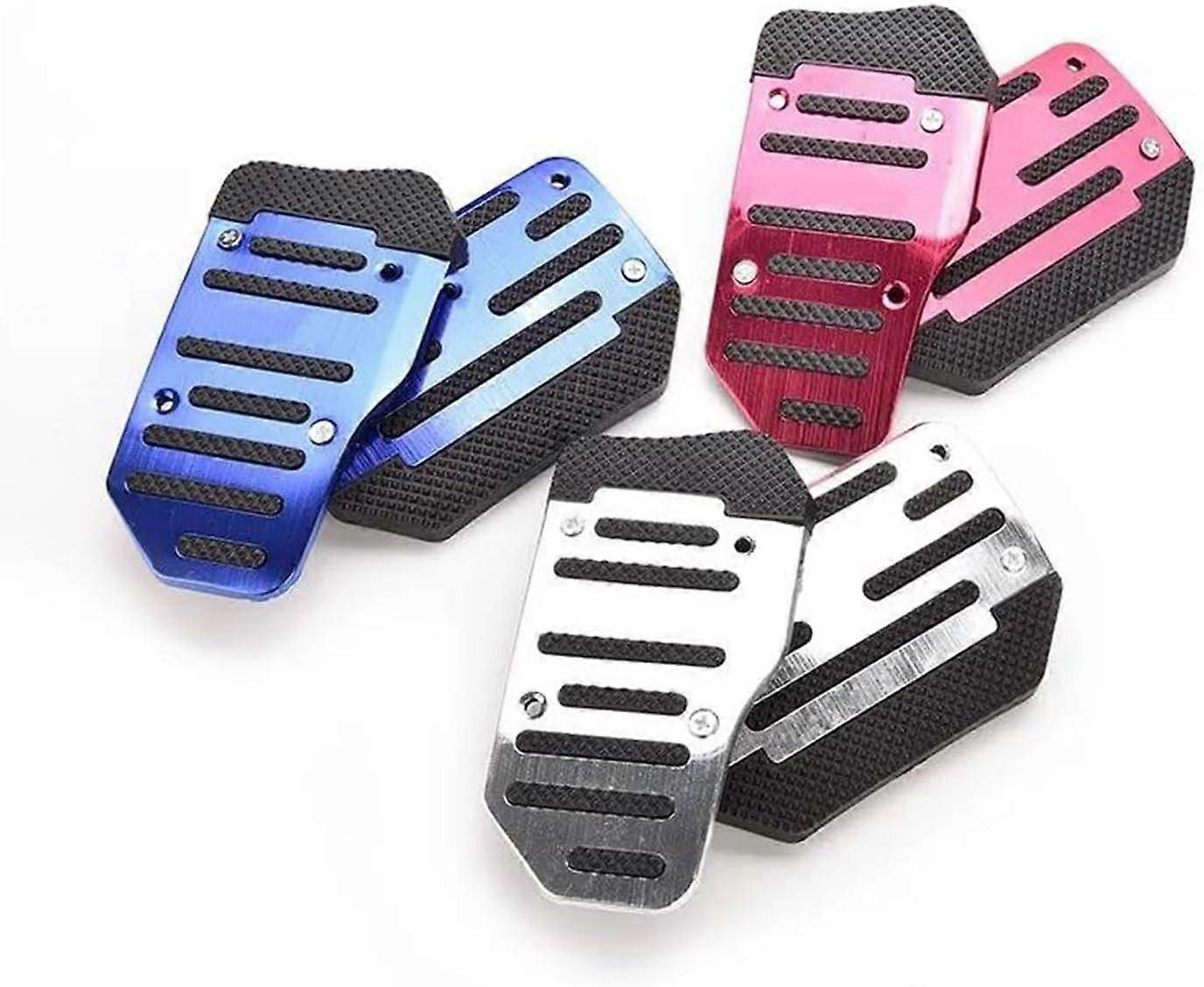 Pedal Pads Covers 2 Pcs Car Styling Aluminum Automatic Car Transmission ...