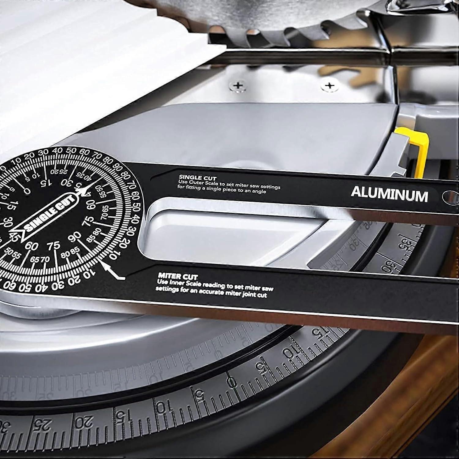 7 - inch aluminum rust - proof protractor with precision laser ...