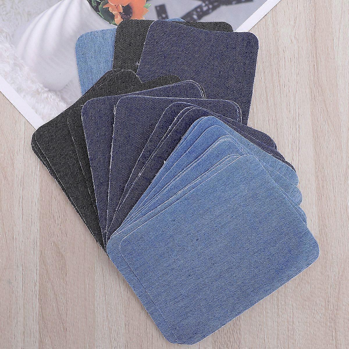 30pcs Self-adhesive Jeans Cloth Sticker for Clothing Patch Iron On ...